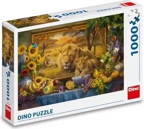 DINO Z obrazu: Lvi / 1000 dílků / od 15 let