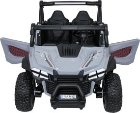 Ramiz Elektrická bugina Gravity pro děti šedá + pohon 4x4 + dálkové ovládání