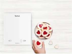 Tefal Essential BC5504V0 bílá / Kuchyňská váha / 5 kg / dotykový LCD /
