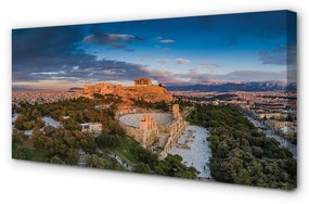 Obrazy na plátně Řecko Panorama architekturu Athens 100x50 cm