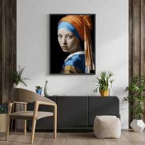 Dívka s perlou 3 inspirace Jan Vermeer