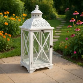 Dřevěná lucerna Morex D1143, velká, 81 cm