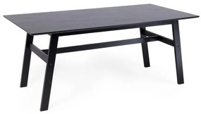Jídelní kaučukový stůl Lingo obdélníkový černý
