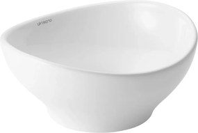 UPTrend Oválné keramické umyvadlo na desku SMOLL TR40166, bílá lesk