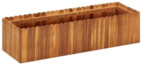 Zahradní vyvýšený záhon 100 x 30 x 25 cm masivní akáciové dřevo - Default Title
