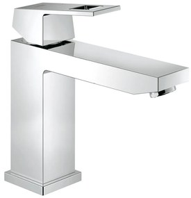 Grohe Eurocube - páková umyvadlová baterie bez odtokové garnitury, střední model, chrom 23446000