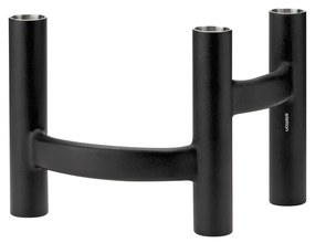 Svícen Ora Three-Branch Black Stelton