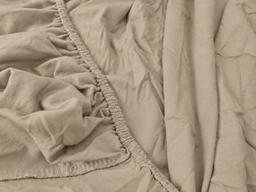 Jersey prostěradlo EXCLUSIVE cappuccino 90 x 200 cm