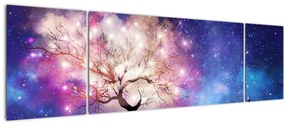 Obraz - Vesmírný strom (170x50 cm)