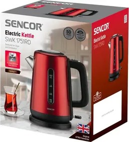 SENCOR SWK 1751RD červená / Rychlovarná konvice / 2200W / 1.7L