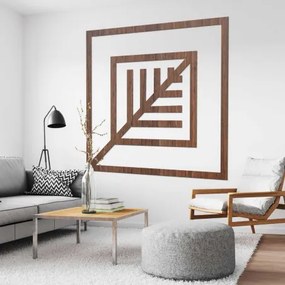 Geometrická dřevěná dekorace na zeď - Moderní design | SENTOP HDF0397-B