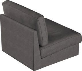 Potah na neskládací křeslo IKEA Kivik barva šedá látka pletený vzor
