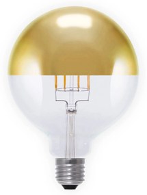 LED zrcadlená žárovka E27 7W zlatá