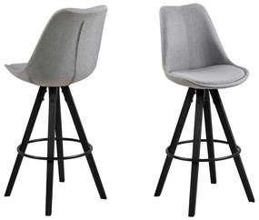 Šedá Barová židle Dima 111.5 × 48.5 × 55 cm ACTONA