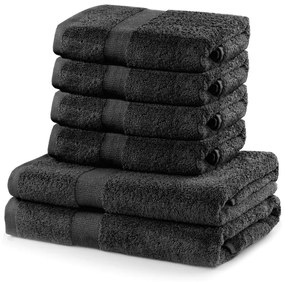 Sada ručníků MARINA | 6ks Barva: Charcoal