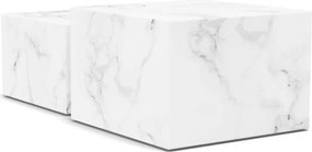 ACTONA Set 2 stolků DICE mramor 58x58cm 0000096361