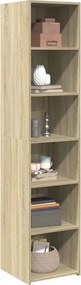 Skříň highboard dub sonoma 40 x 41 x 185 cm kompozitní dřevo 3281668