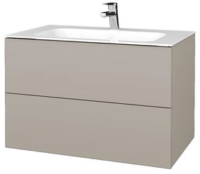 Dřevojas Koupelnová skříň VARIANTE SZZ2 80 Varianta: N01 Bílá lesk / IND Individual