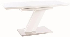 Casarredo - Komfort nábytek Rozkládací jídelní stůl TORONTO 120x80 bílá mat