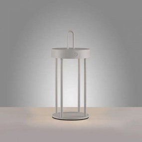 LD 19300-40 ANSELM LED stolní lampa na baterie mobilní 28cm dotykový stmívač IP44 zahradní svítidlo 2700K - JUST LIGHT