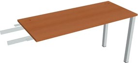 Hobis Kancelářský stůl řetězící do úhlu Hobis UE 1400RU, deskaakát, bílá RAL 9016