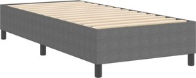 Rám platformy Světle šedá 80 x 200 cm Žebrovaná látka 3337377