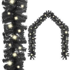 Vánoční girlanda s LED světýlky 10 m černá,  329190 HangarStore.cz