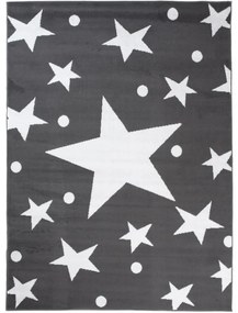Kusový koberec PP Hvězdy šedý 2 300x400cm