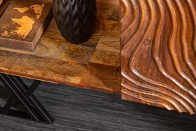 Designová komoda Zion 160 cm hnědá - mango