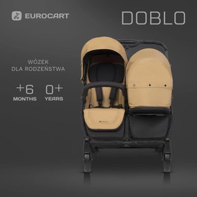 Sourozenecký kočárek Euro-Cart Doblo Camel