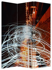 Paraván - Světelné vlny (126x170 cm)