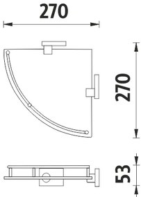 Nimco Police rohová KE 22091RA-26