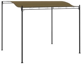 vidaXL Marketos Stínící markýza 3 x 2,4 m taupe 180 g/m²