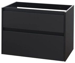 Mereo Mereo, Opto, koupelnová skříňka 81 cm, bílá, dub, bílá/dub, černá, CN941S