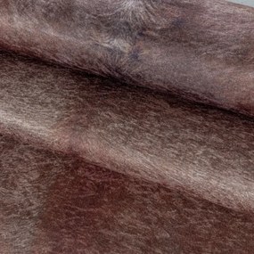 Ayyildiz, Kusový koberec Etosha 4112 brown (tvar kožešiny), 150x200 tvar kožešiny, hnědá, chodba / předsíň