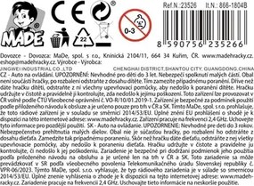 MaDe 23526 - Auto na dálkové ovládání / od 3 let