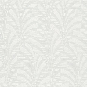 Bílá vliesová tapeta s ornamenty A53304 | Lepidlo zdarma