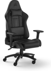 Herní židle corsair tc100 relaxed leatherette black