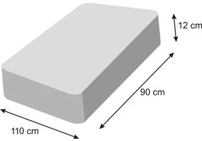 Matrace obdélníková XL černý ekolen