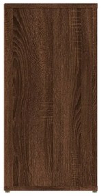 Příborník hnědý dub 100 x 30 x 59,5 cm kompozitní dřevo - Default Title