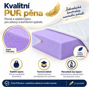 proPOSTELE Matrace Pur 10 cm 90 x 200 cm