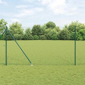 Evropský plot se hroty 10 x 1,6 m Ocel potažená PVC Zelená 3350543