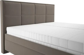 Postel ELA taupe 180x200cm, matrace IVANA plus