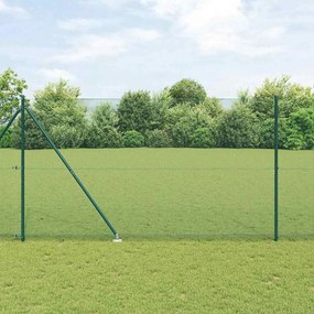 Svařované drátěné ploty s hroty 25 x 1,5 m Ocel potažená PVC 3352092
