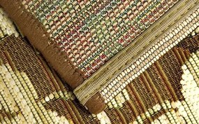 Oriental Weavers, Kusový koberec Zoya 128 N – na ven i na doma, 200x285, žlutá, chodba / předsíň