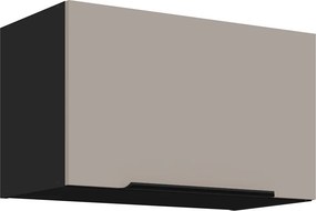 ARIA cb | horní skříňka 60 GU-36 1F výklopná | 60 cm | ANTI FINGERPRINT povrch | černá/béžová