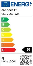 CONNECT IT CLIP 2 bílá / Stolní LED lampička s klipem / 4W / 210 lm /