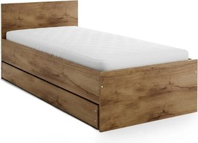 Postel ELISA 90 x 200 cm, dub artisan Matrace: Matrace Coco Maxi 20 cm, Rošt: Bez roštu