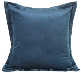 Dekorační povlak na polštář 45x45 Villa navy blue velur Eurofirany