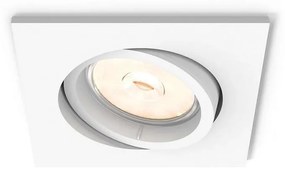 Philips myLiving - Zápustné LED svítidlo 9x9 cm, GU10, bílá 915005416801